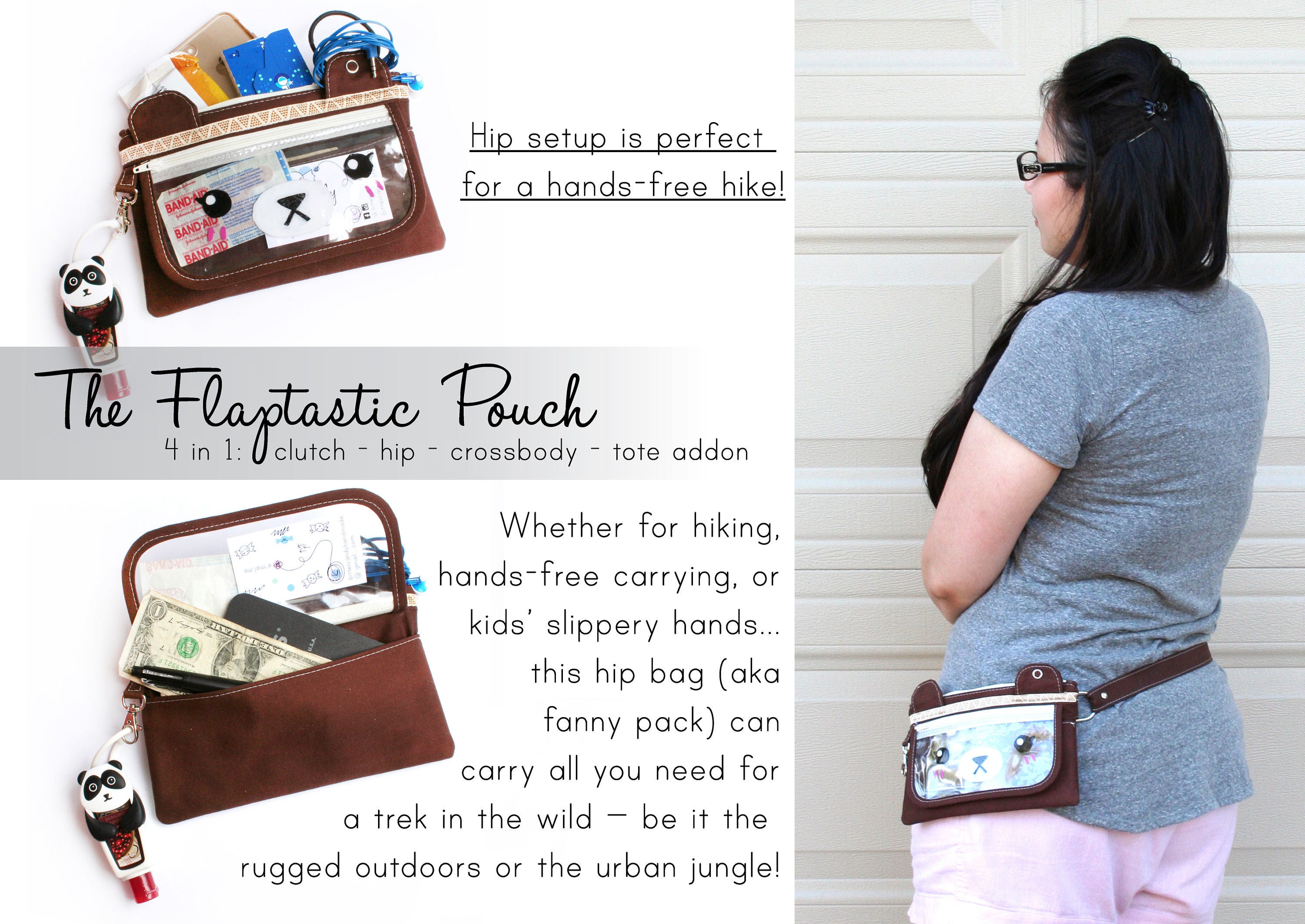 Flaptastic 4-in-1 Pouch **PDF Sewing Pattern** -instant Download ...