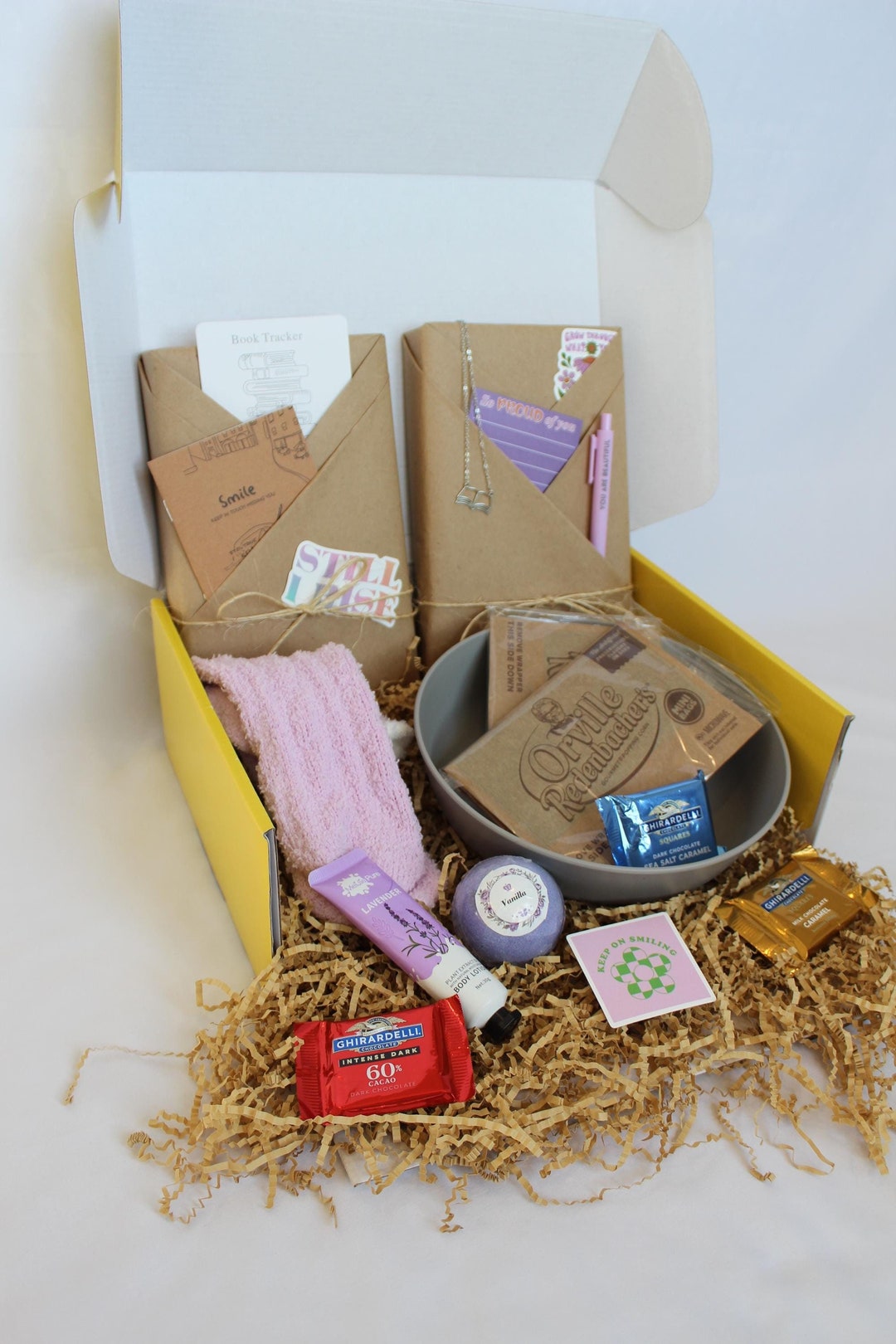 Cozy Reading Bundle Self Care Package Book Lover Box for Her Bookish ...
