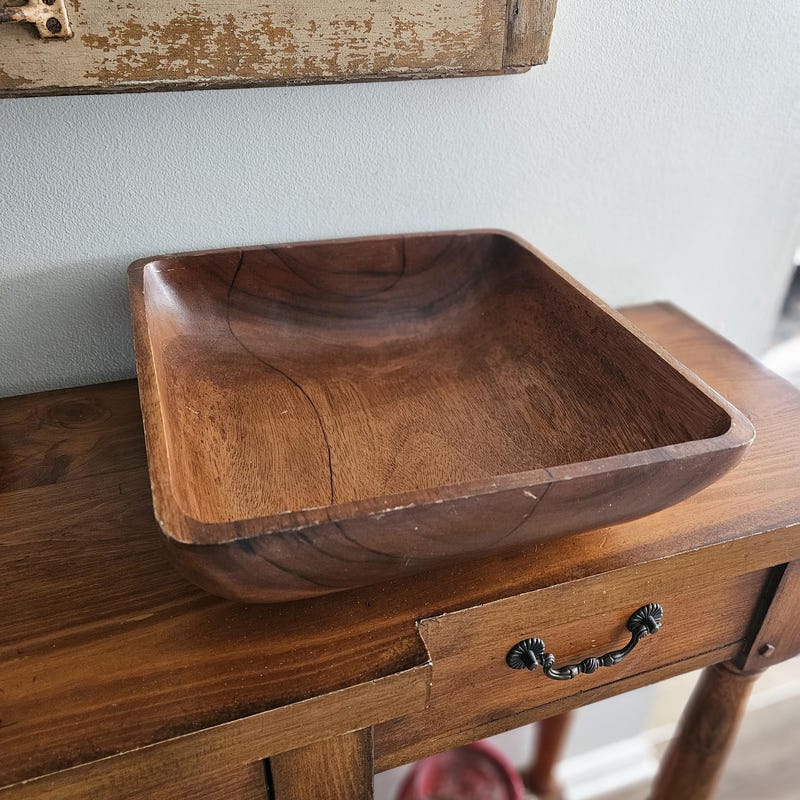 Large Wood Bowl - Etsy