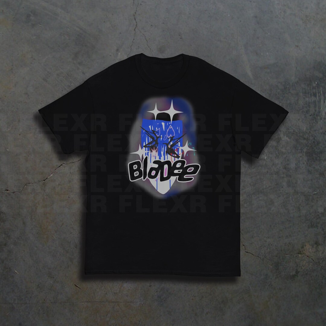 Bladee Drain Gang Idol Merch Heavy Cotton Tee Shirt Ecco2k Thaiboy ...