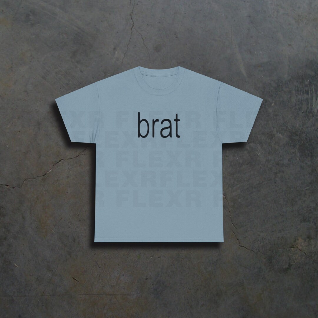 Charli XCX Brat Album Merch Rave Heavy Cotton Tee Shirt Boiler Room ...