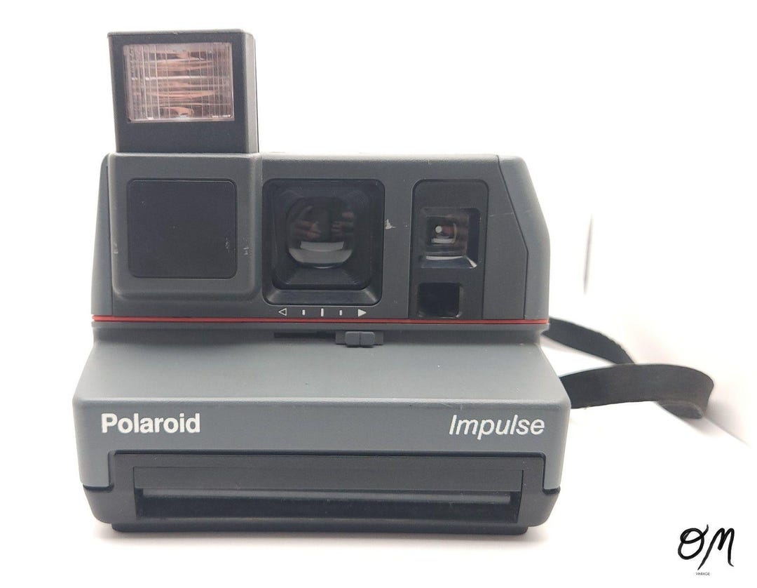 Vtg Polaroid Impulse Instant Film Camera W Strap Made in USA - UNTESTED ...