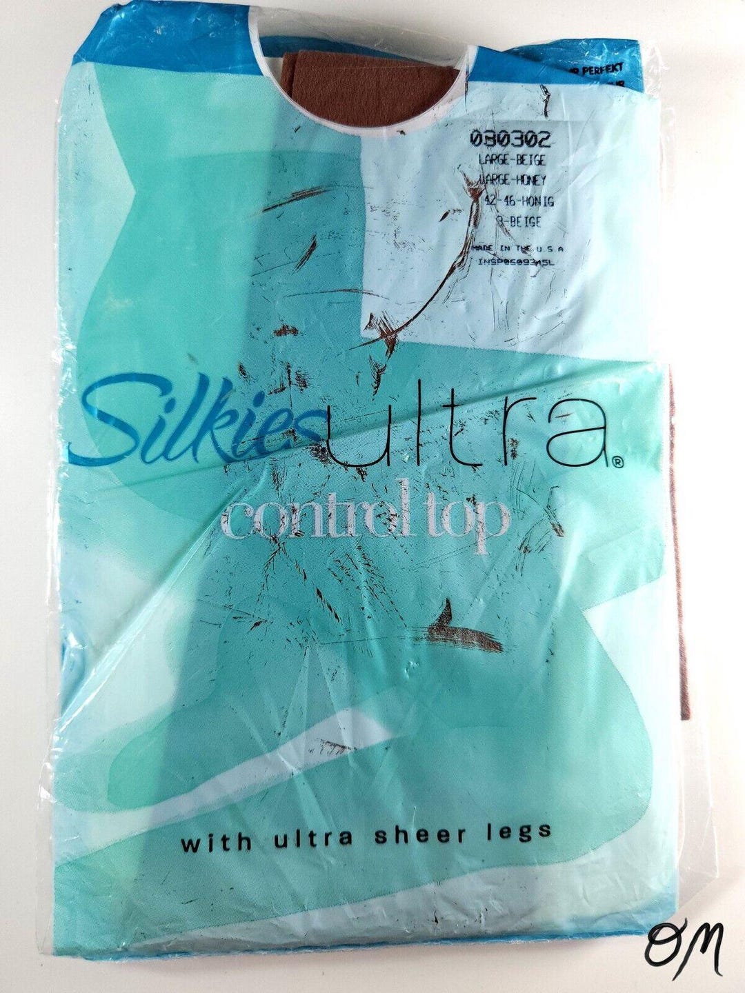 Silkies Ultra Control Top Ultra Sheet Legs Vintage Style 30302 Beige ...