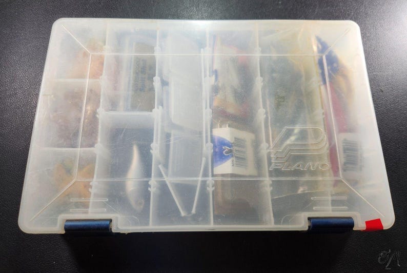 Vintage Plano Plastic Tackle Box Model 3600 Lures Hooks Etc - Etsy