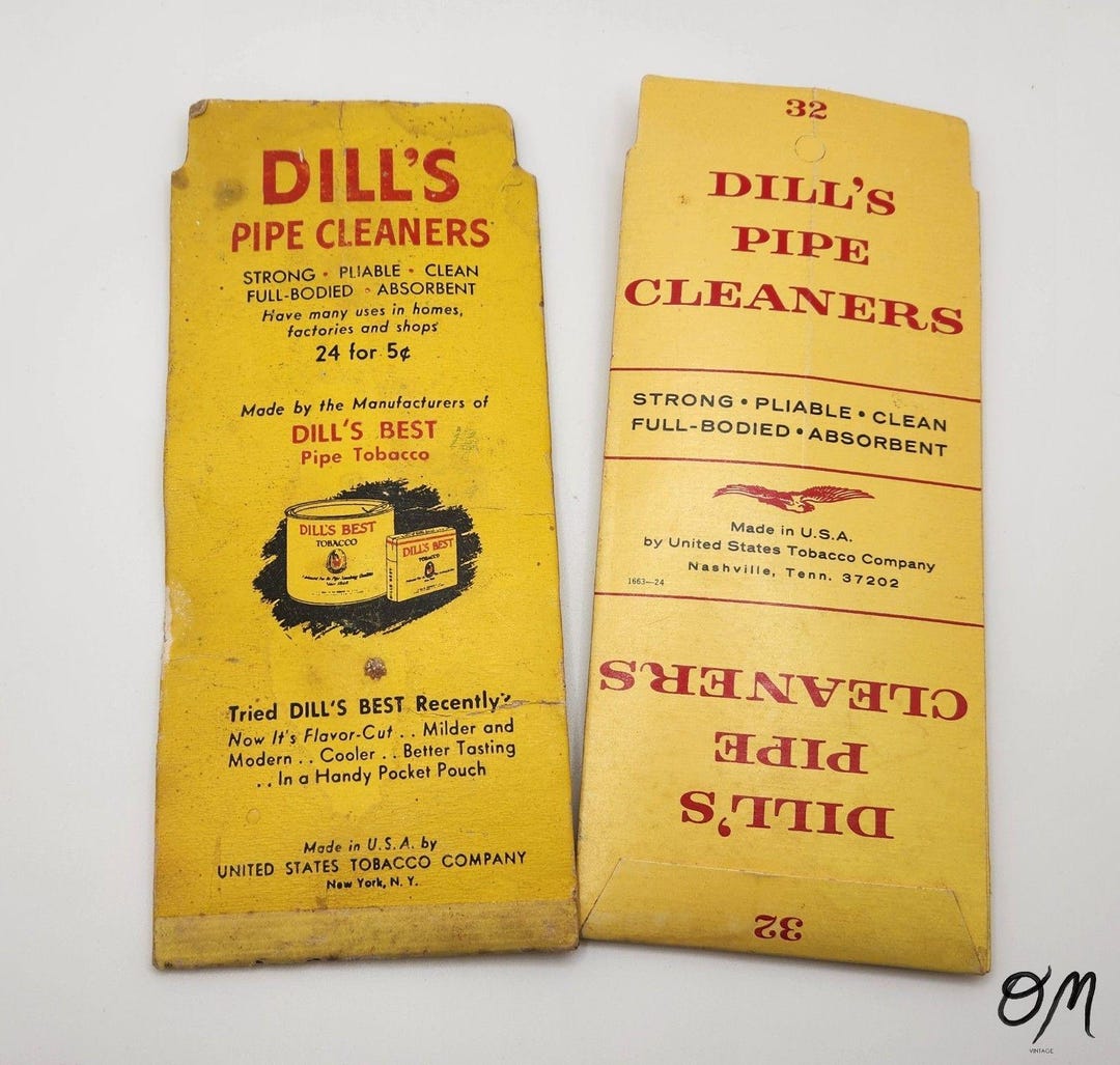 Vintage Dill's Pipe Cleaners - Set of 2 Open Packages - Etsy