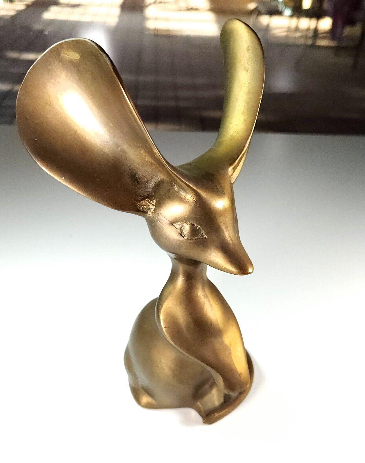 Solid Brass Vintage Large Ear Mouse Paperweight 9 Inches - Etsy