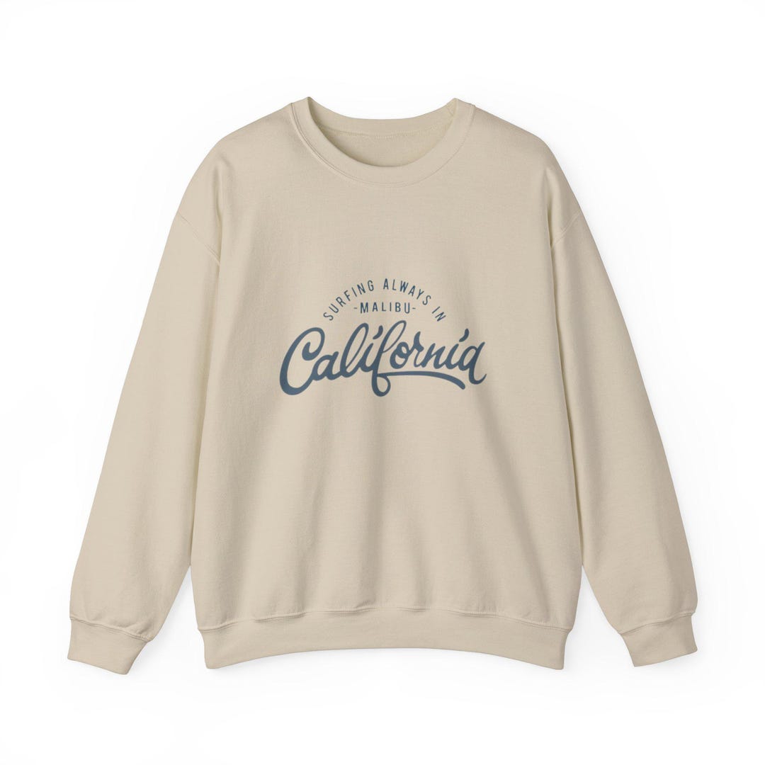 California Vibes Sweater, West Coast Sweatshirt, SoCal Jumper, Golden ...