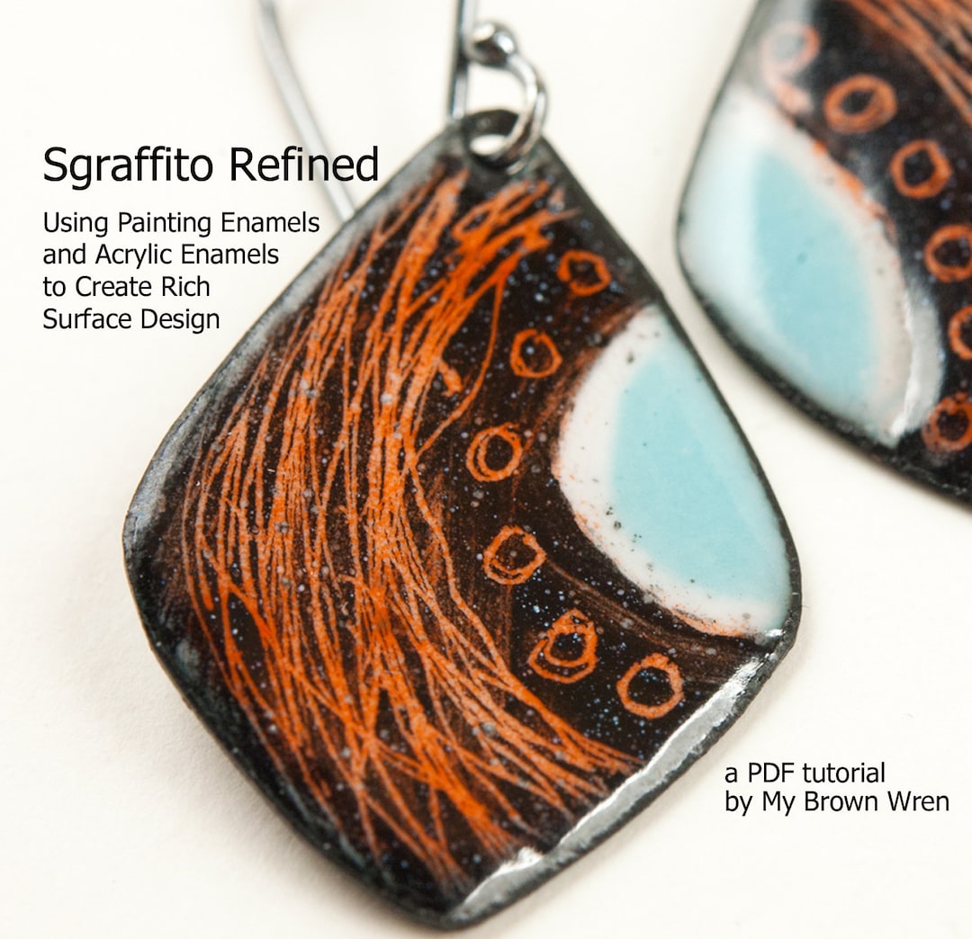 Sgraffito Refined Tutorial PDF Using Painting Enamels and Acrylic ...