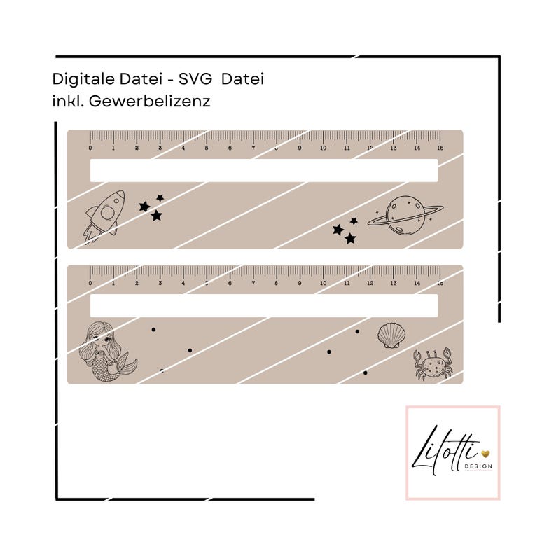 Laser Cut School, School Laser File, Ruler Svg, SVG Ruler, Laser Cut ...