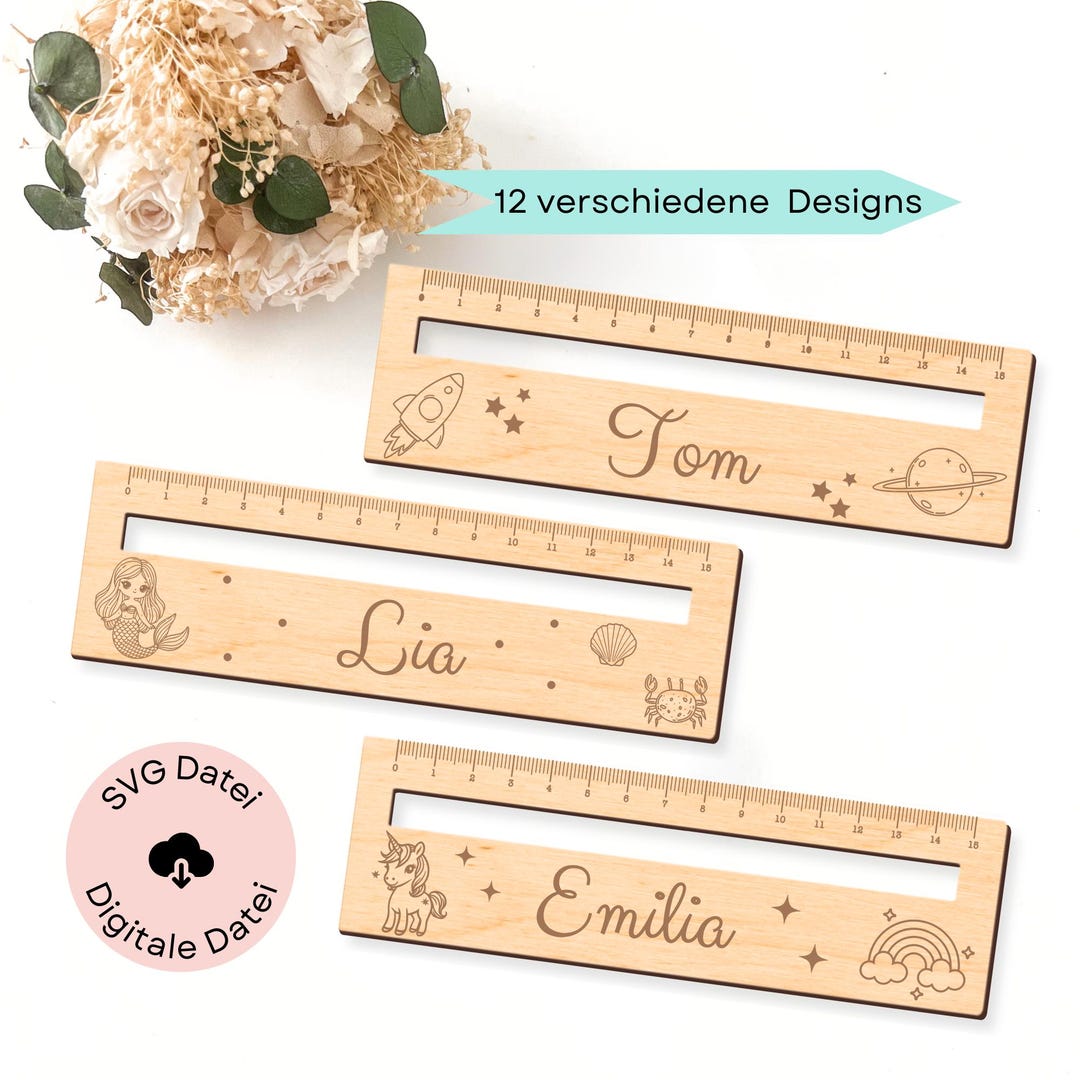 Laser Cut School, School Laser File, Ruler Svg, SVG Ruler, Laser Cut ...