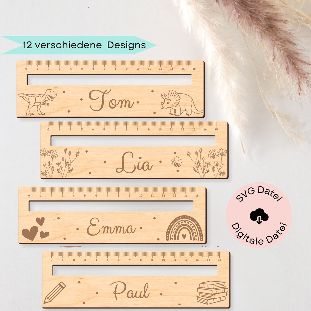 Laser Cut School, School Laser File, Ruler Svg, SVG Ruler, Laser Cut ...