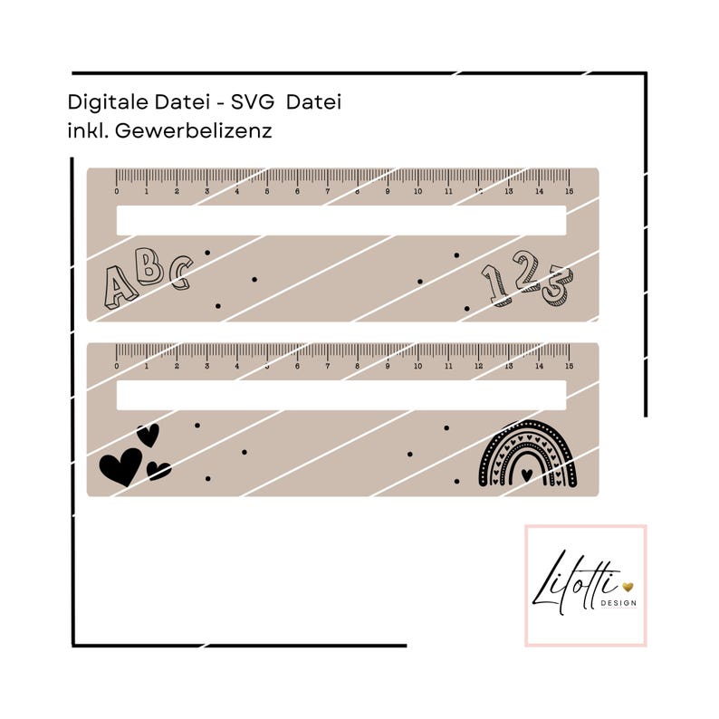 Laser Cut School, School Laser File, Ruler Svg, SVG Ruler, Laser Cut ...