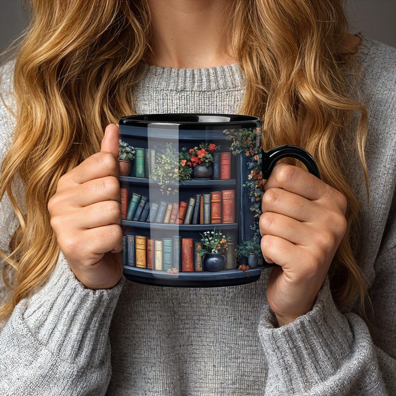Glass Book Mugs - Etsy