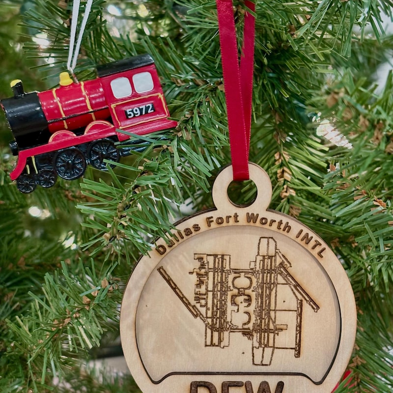 Airport Code Ornaments - Etsy