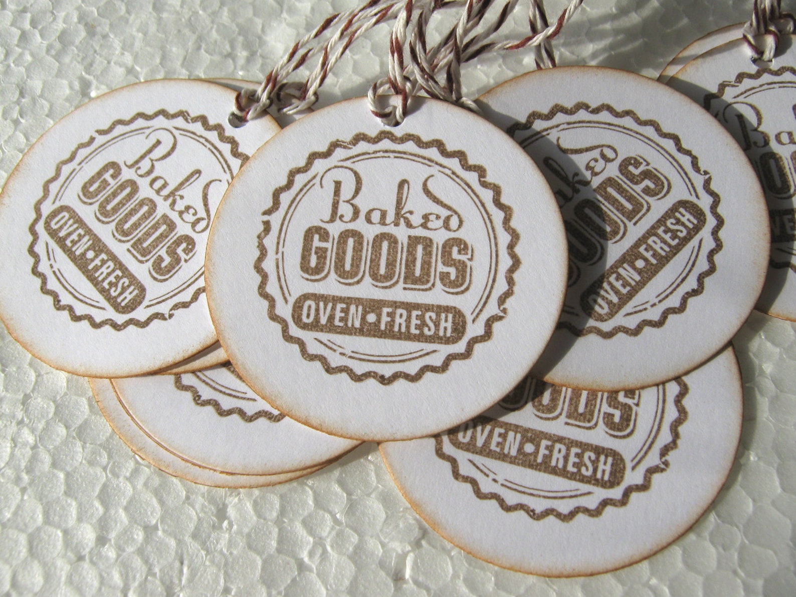 Baked Goods Tags - Etsy