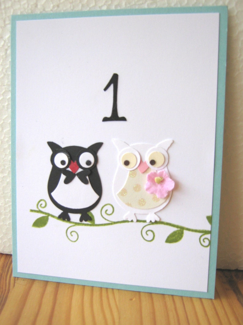 Owl Wedding Table Numbers Woodland Wedding Table Numbers - Etsy