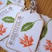 Fall Leaves Gift Tags, Autumn Leaf Grateful Gift Tags, Thanksgiving ...