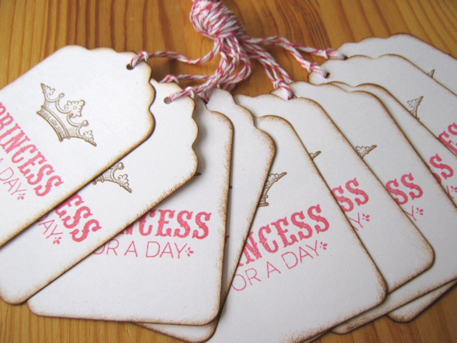 Pink Princess Gift Tag, Crown Tag - Etsy