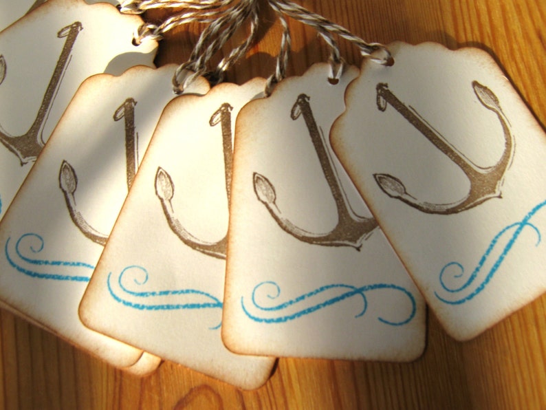 Your Love Anchors Me, Anchor Gift Tag, Beach Wedding Tags - Etsy