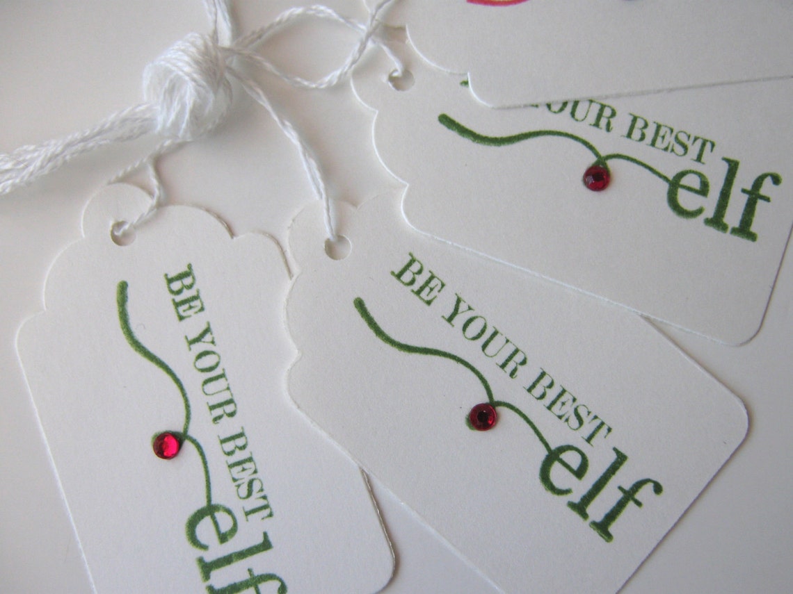 Elf Christmas Gift Tags - Etsy