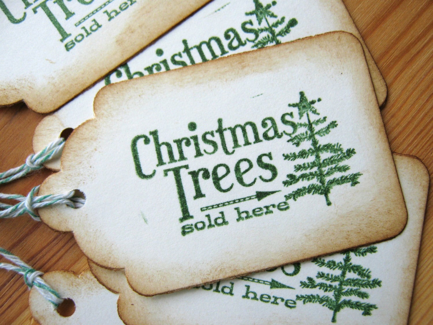 Christmas Tree Christmas Gift Tags Holiday Tags - Etsy