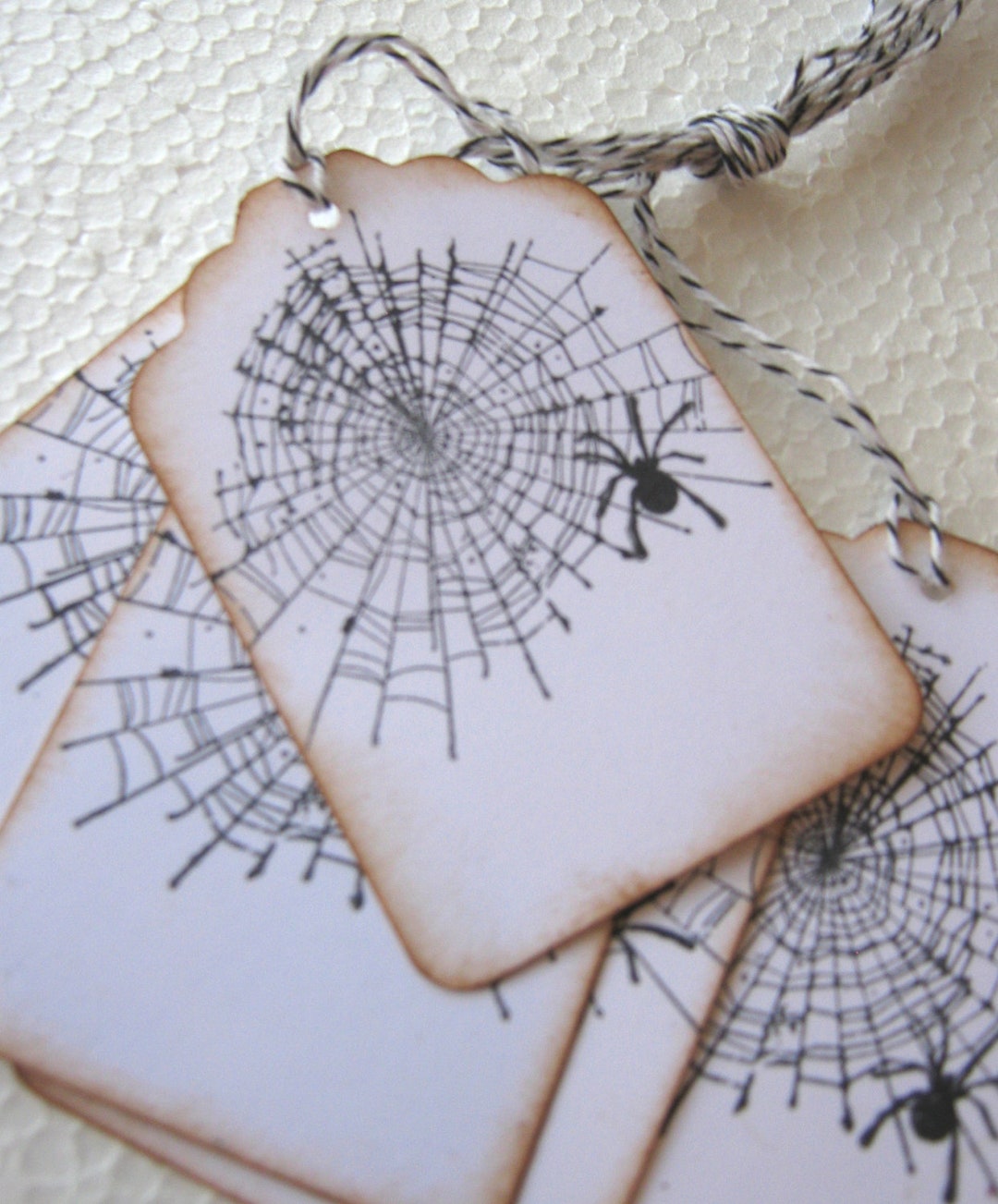 Spiderweb Gift Tags, Halloween Gift Tags, Spider Gift Tags - Etsy