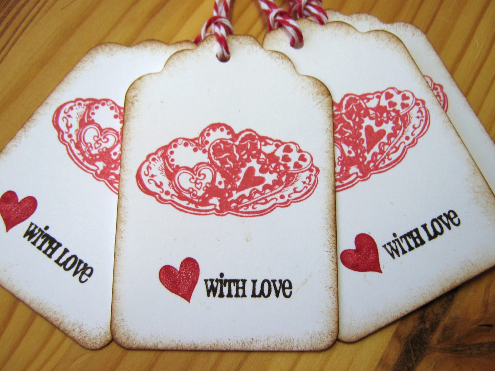 Valentine Cookie Gift Tags - Etsy