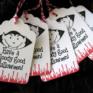 Vampire Halloween Tag - Etsy
