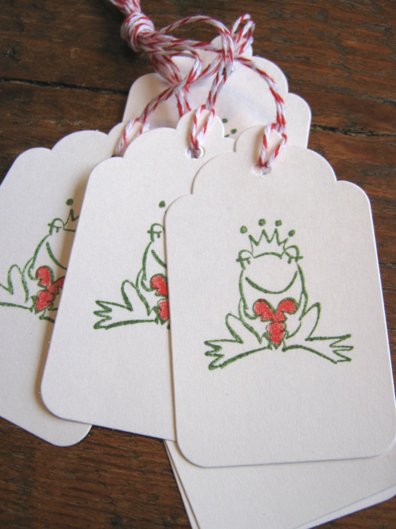 Frog Prince Gift Tags Valentine Tags - Etsy