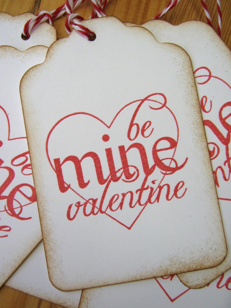 Be Mine Valentine Gift Tags - Etsy