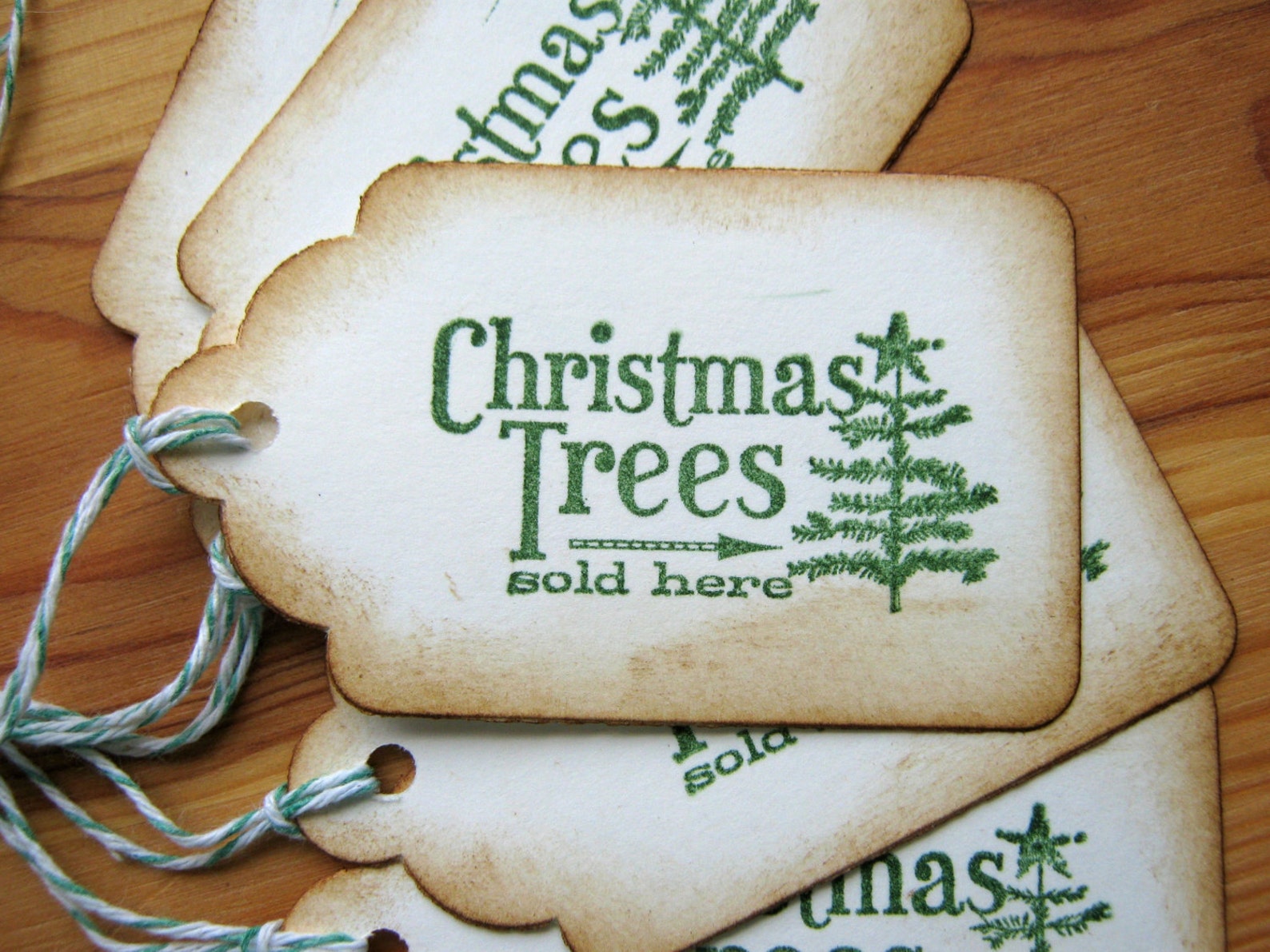 Christmas Tree Christmas Gift Tags Holiday Tags - Etsy