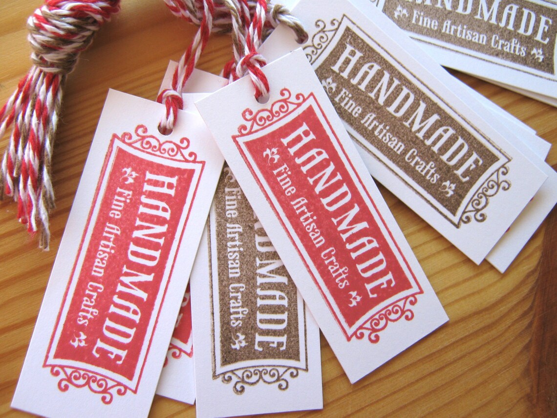 Handmade Craft Labels Tags - Etsy