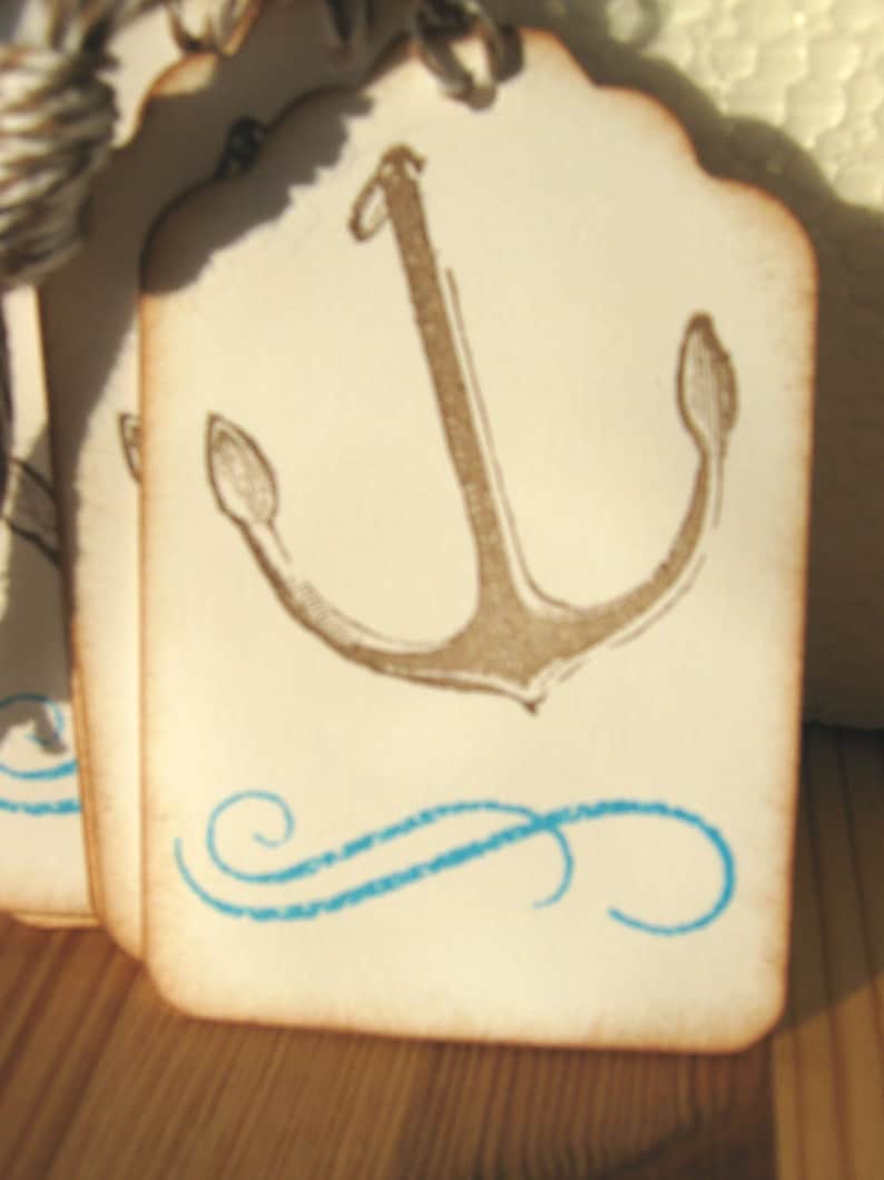 Your Love Anchors Me, Anchor Gift Tag, Beach Wedding Tags - Etsy