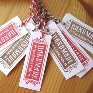 Handmade Craft Labels Tags - Etsy