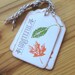 Fall Leaves Gift Tags, Autumn Leaf Grateful Gift Tags, Thanksgiving ...