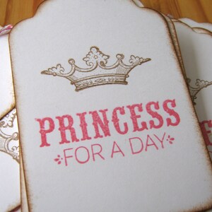 Pink Princess Gift Tag, Crown Tag - Etsy