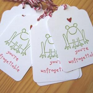 Frog Valentine Gift Tags - Etsy