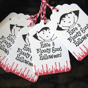 Vampire Halloween Tag - Etsy