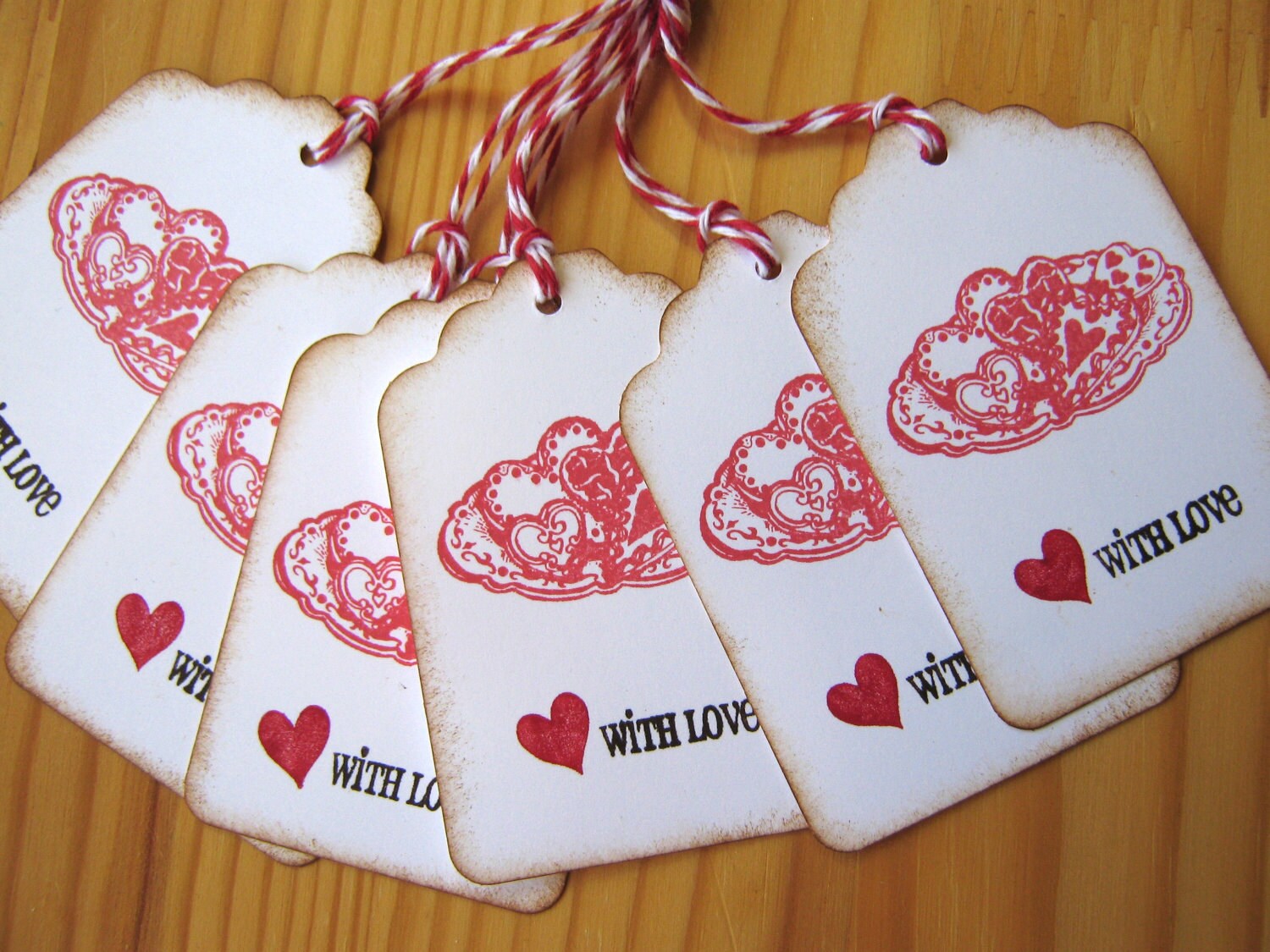 Valentine Cookie Gift Tags - Etsy