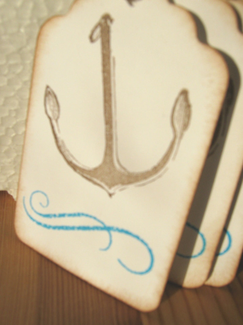 Your Love Anchors Me, Anchor Gift Tag, Beach Wedding Tags - Etsy