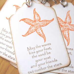 10 Starfish Gift Tags, Sea Star Gift Tags - Etsy
