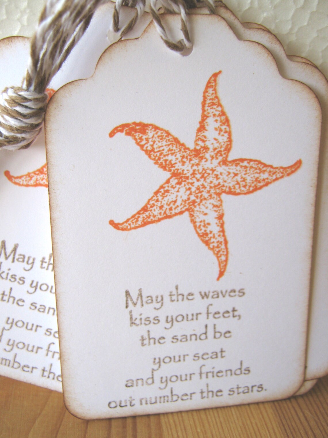 10 Starfish Gift Tags, Sea Star Gift Tags - Etsy