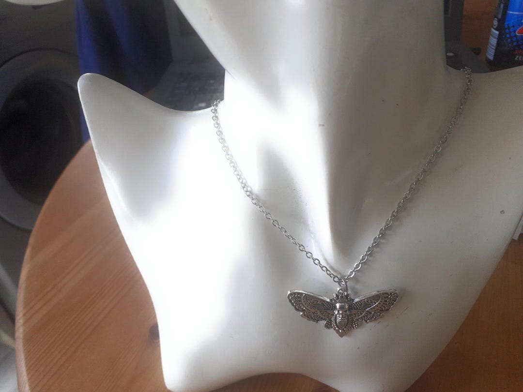 Death’s-head Hawk-moth Pendant | Skulls & Moths | Halloween | Gothic ...
