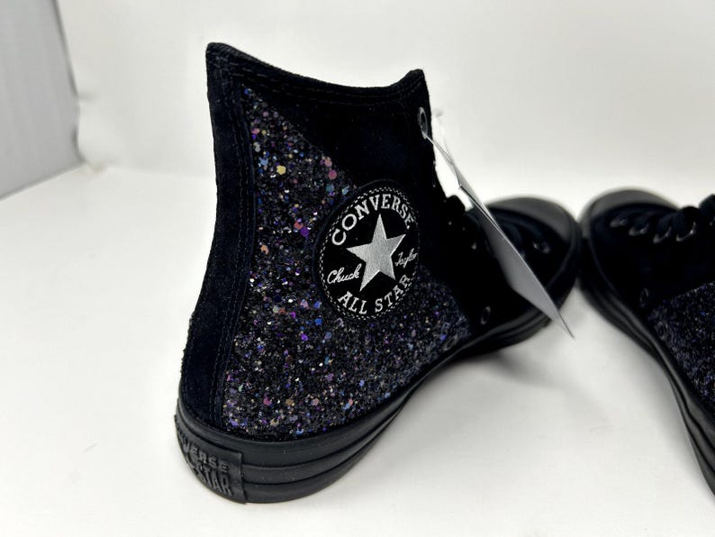 Converse Womens CTAS Chuck Taylor Quarter Split Panel HI Black/multi ...