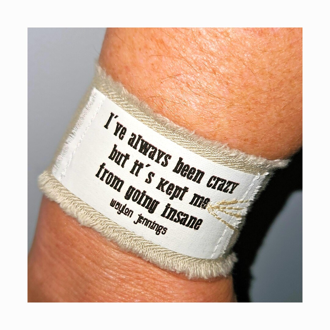 Country Western Music Cuff Bracelet. Stretch Cuff Bracelet. I've Always ...