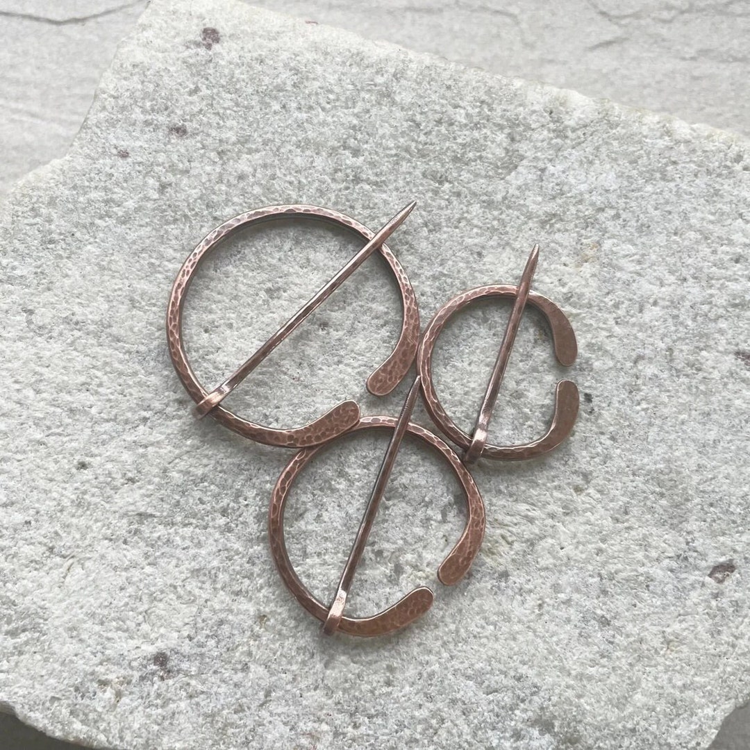 Penannular Pins, Set of 3 or 1 Pin, Shawl, Scarf, Sweater, Pin, Viking ...