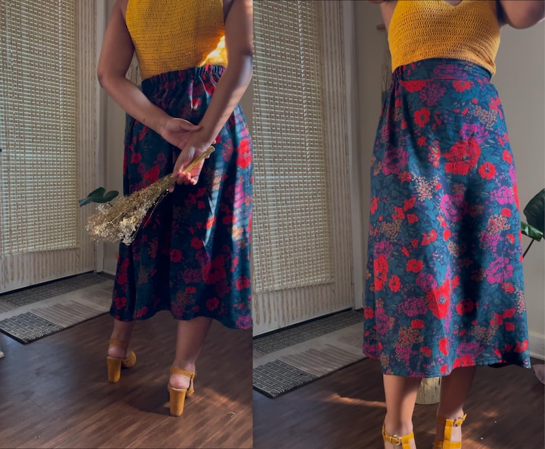 Maxi Skirt Sewing Pattern – Beginner Friendly, Elastic Waist (PDF ...