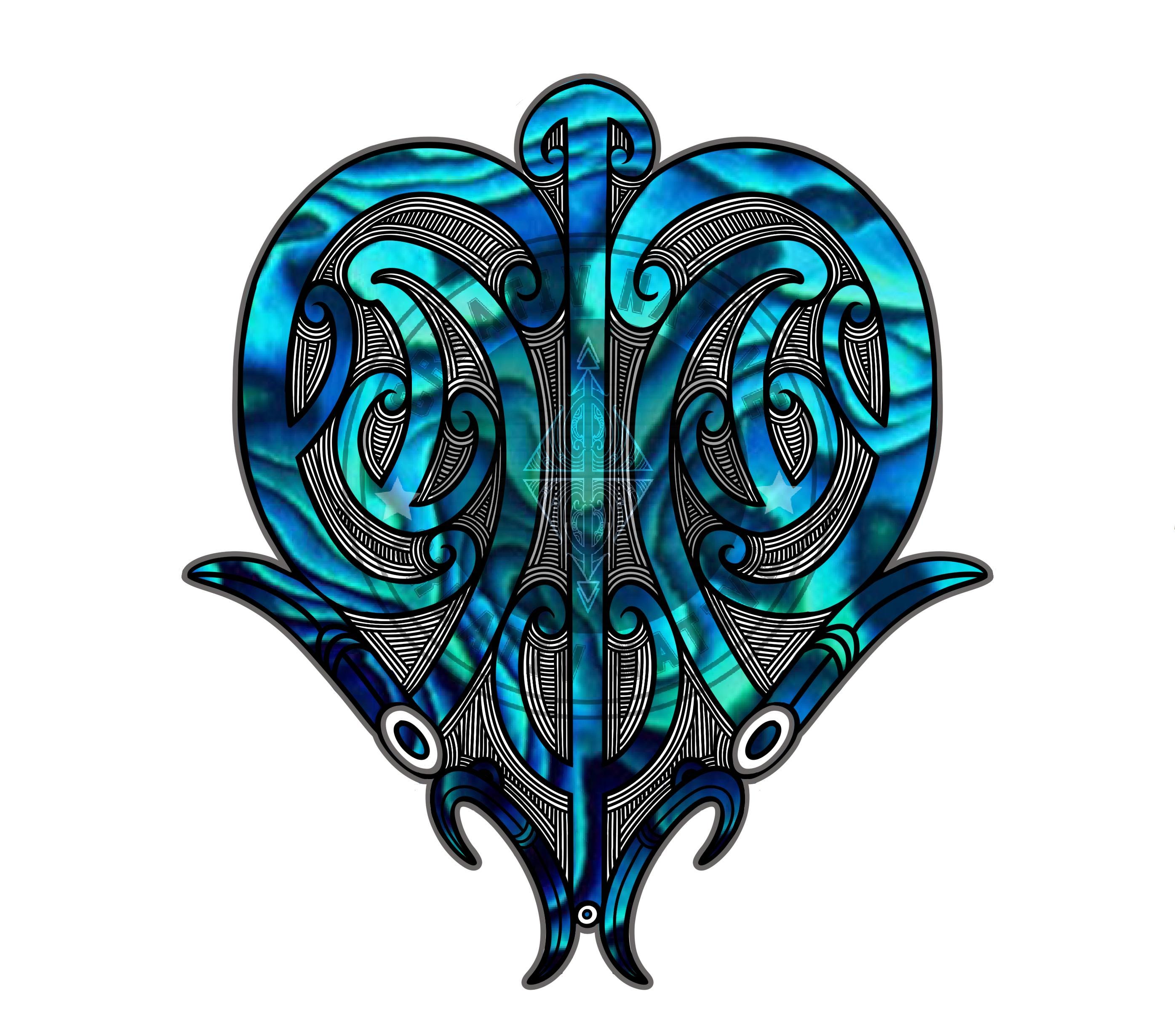 Māori Paua PNG Design, Digital Download - Etsy