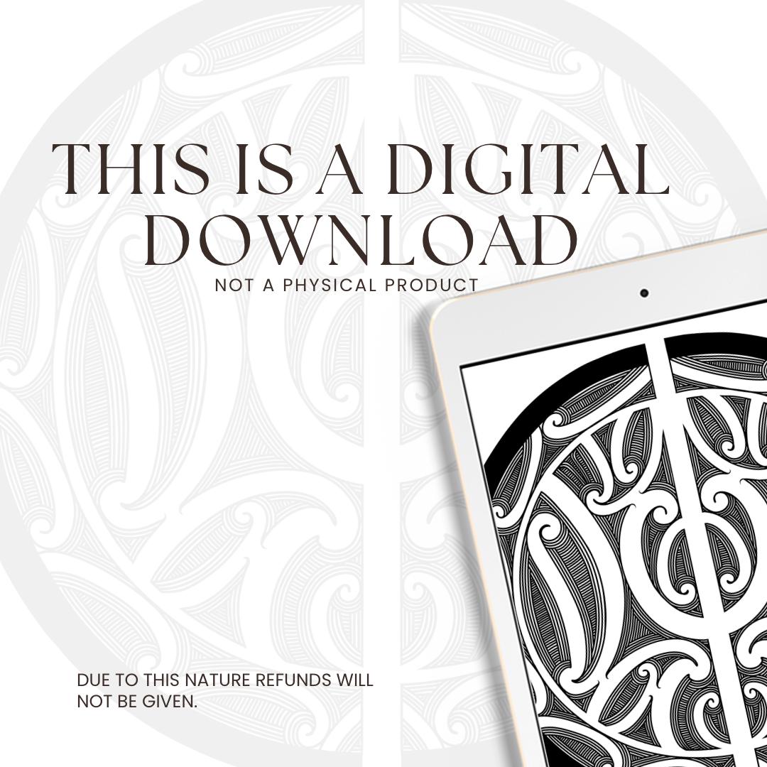 Māori Paua PNG Design Digital Download - Etsy