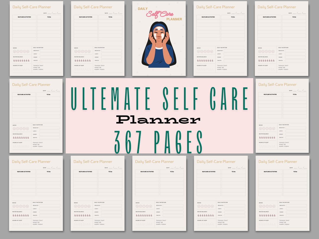 Self Care & Wellness Planner | Track Mindfulness, Habits and Goals ...